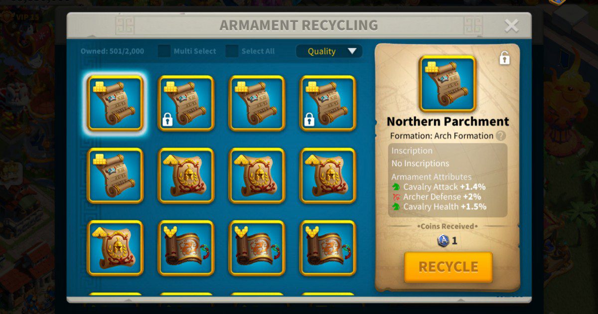 Formations, Inscriptions and Armaments - A Complete Guide for Rise of ...