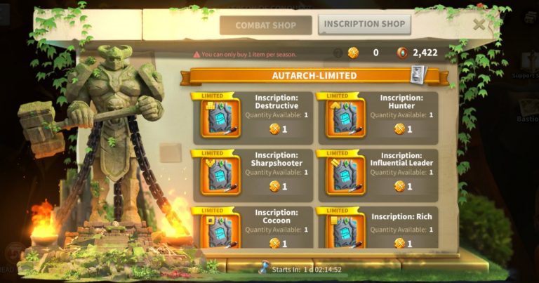 Formations, Inscriptions and Armaments - A Complete Guide for Rise of ...