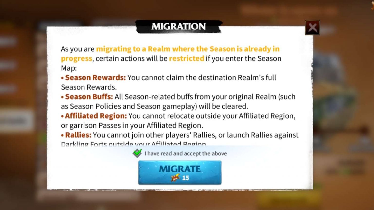 Call of Dragons - Migration, Permits & Changing Servers Guide