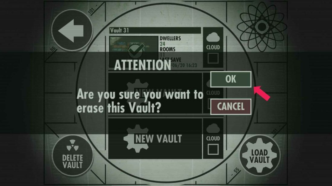 How to Delete a Vault in Fallout Shelter